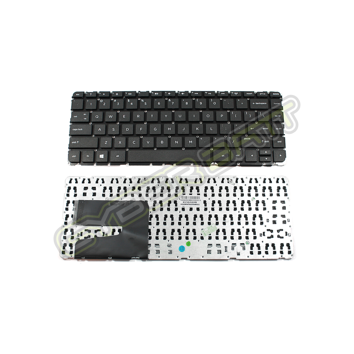 Keyboard HP Pavilion 14-D Series Black US (Without Frame) | Cyberbatt ...